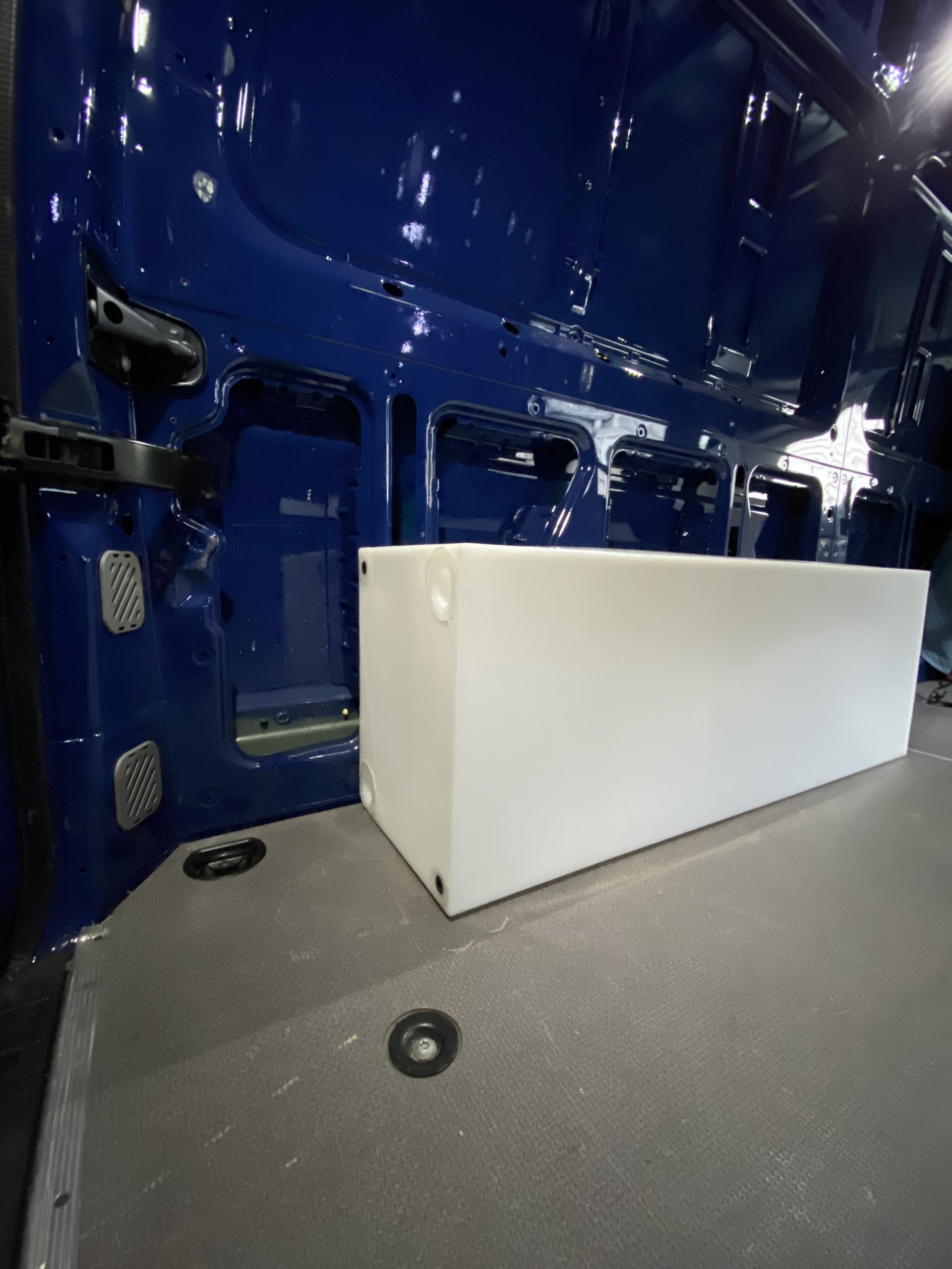 20 Gallon Water Tank Sprinter Van -Left | NW Conversions